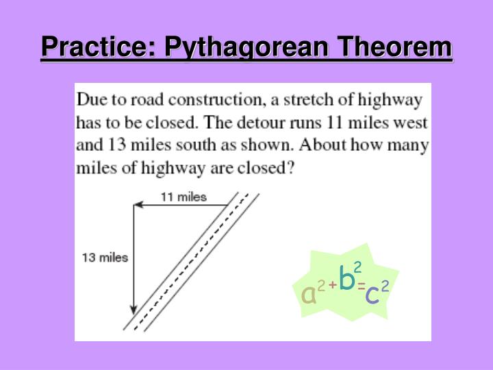 PPT - 4.9 Pythagorean Theorem PowerPoint Presentation - ID:2435965 PPT - 4.9 Pythagorean Theorem PowerPoint Presentation - ID:2435965
