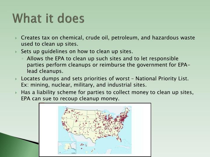 PPT - CERCLA “Superfund” PowerPoint Presentation - ID:2436560