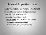 PPT - Mineral and Rock Identification PowerPoint Presentation - ID:2436567