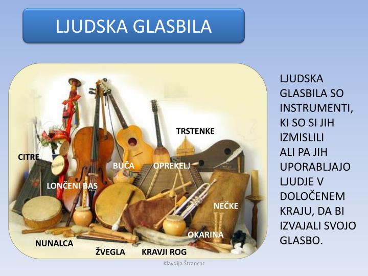 PPT - ČUDOVITI SVET GLASBIL PowerPoint Presentation - ID:2436785