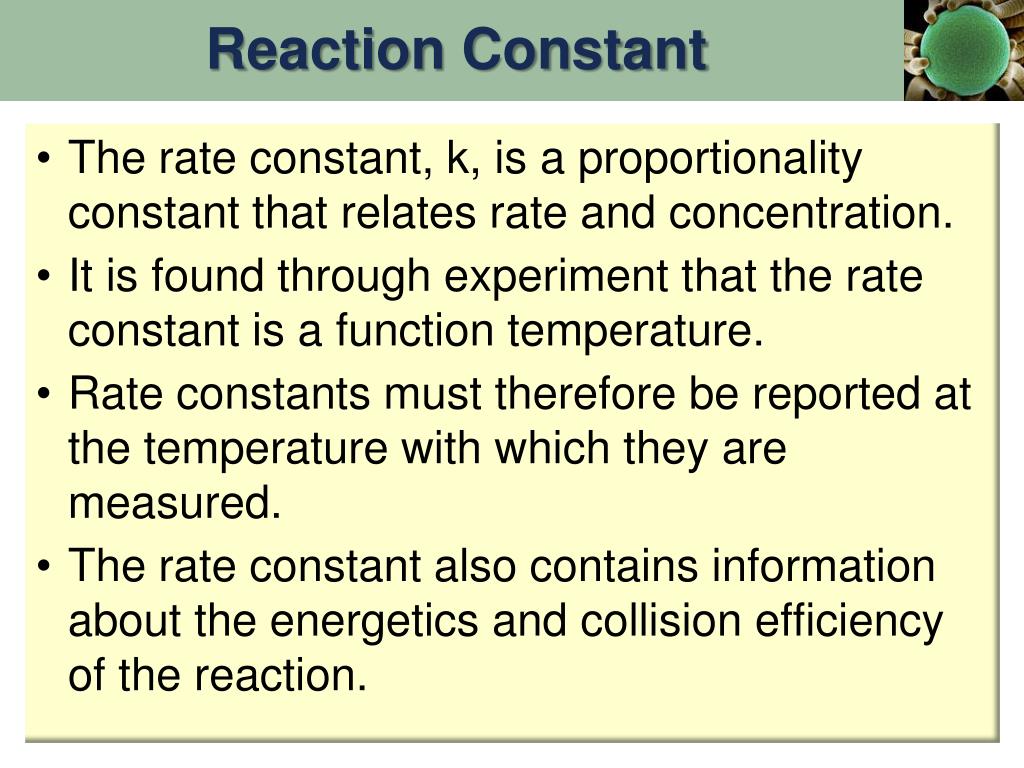 PPT - Chapter 15 Chemical Kinetics: The Rates of Chemical Reactions ...