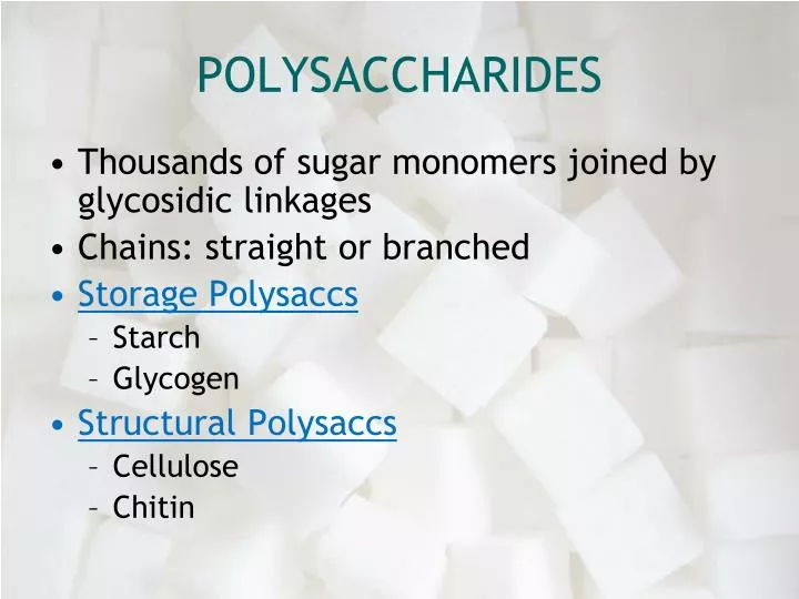 PPT - POLYSACCHARIDES PowerPoint Presentation, free download - ID:2436930
