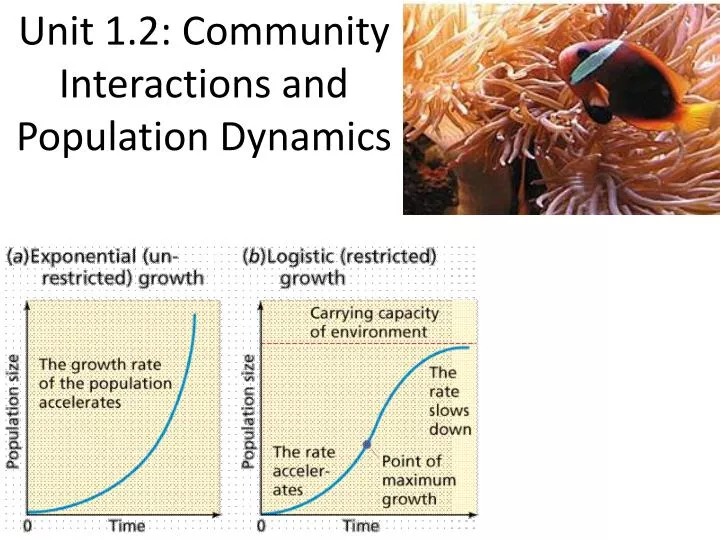 PPT - Unit 1.2: Community Interactions and Population Dynamics ...