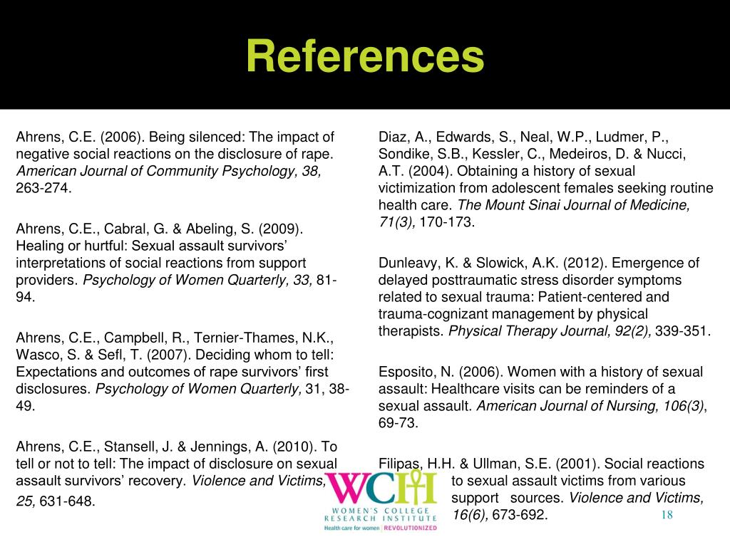 PPT - A Systematic Literature Review Stephanie Lanthier, Janice Du Mont ...