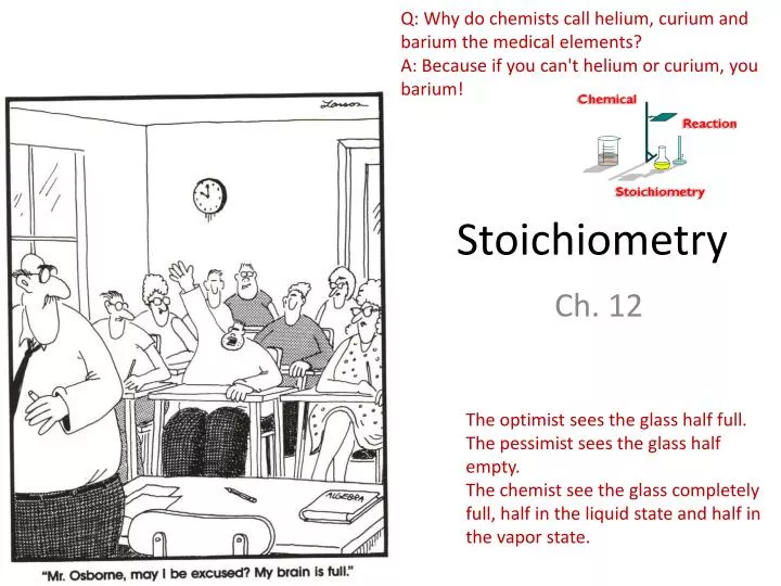 PPT - Stoichiometry PowerPoint Presentation, free download - ID:2437369
