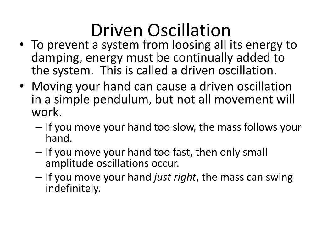 PPT - Damped & Driven Oscillations Resonance PowerPoint Presentation ... PPT - Damped & Driven Oscillations Resonance PowerPoint Presentation ...