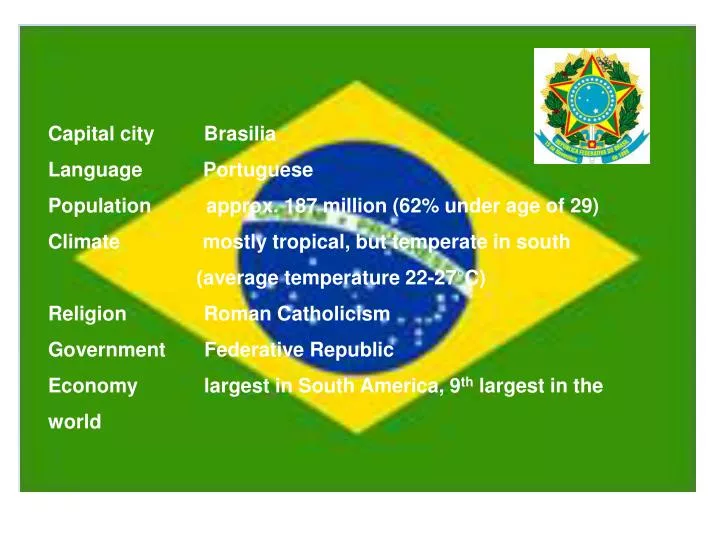 PPT - Capital city Brasilia PowerPoint Presentation, free download - ID ...