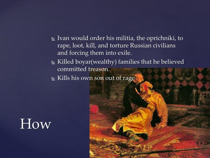 PPT - Ivan the Terrible PowerPoint Presentation - ID:2438000
