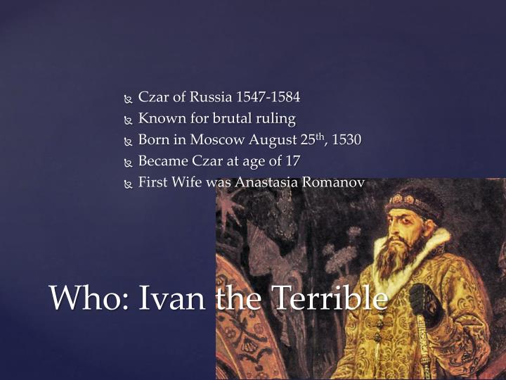 PPT - Ivan the Terrible PowerPoint Presentation - ID:2438000