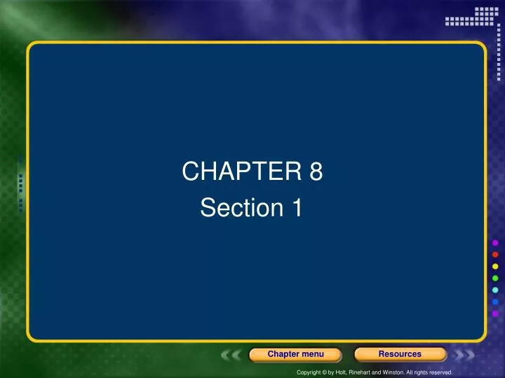 PPT - CHAPTER 8 Section 1 PowerPoint Presentation, free download - ID ...