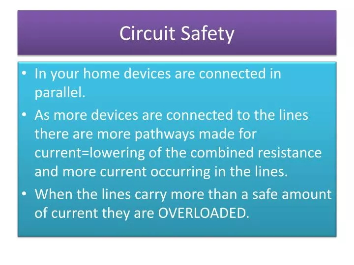 PPT - Circuit Safety PowerPoint Presentation, free download - ID:2438486