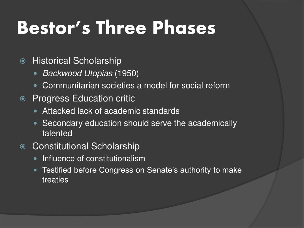 PPT - Francis Parker Maria Montessori Arthur Bestor PowerPoint ...