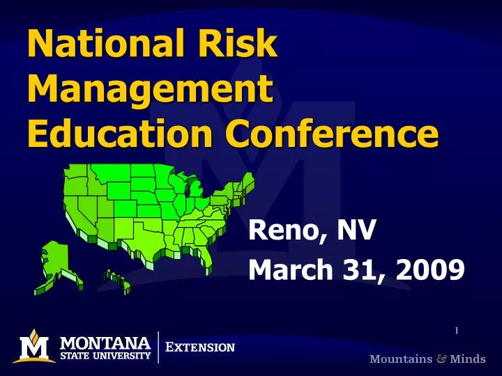 PPT - National Risk Management Education Conference PowerPoint ...
