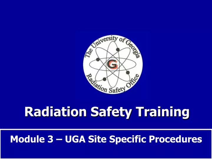 Radiation Safety Training _ Radiation Safety Officer Certificate Course ...