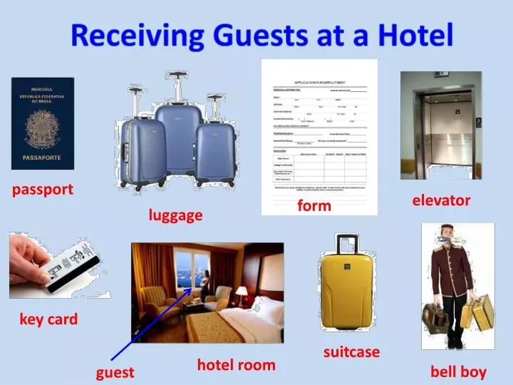 PPT - Receiving Guests at a Hotel PowerPoint Presentation, free ...