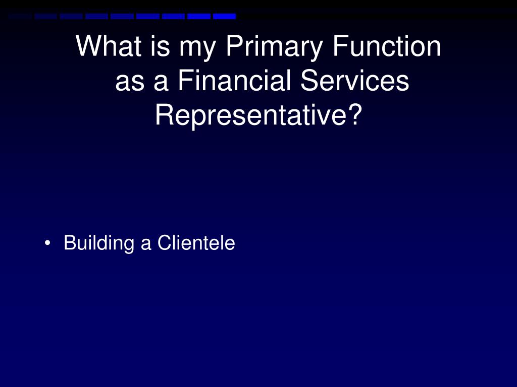 PPT - What’s New in the Financial Services Industry? PowerPoint ...