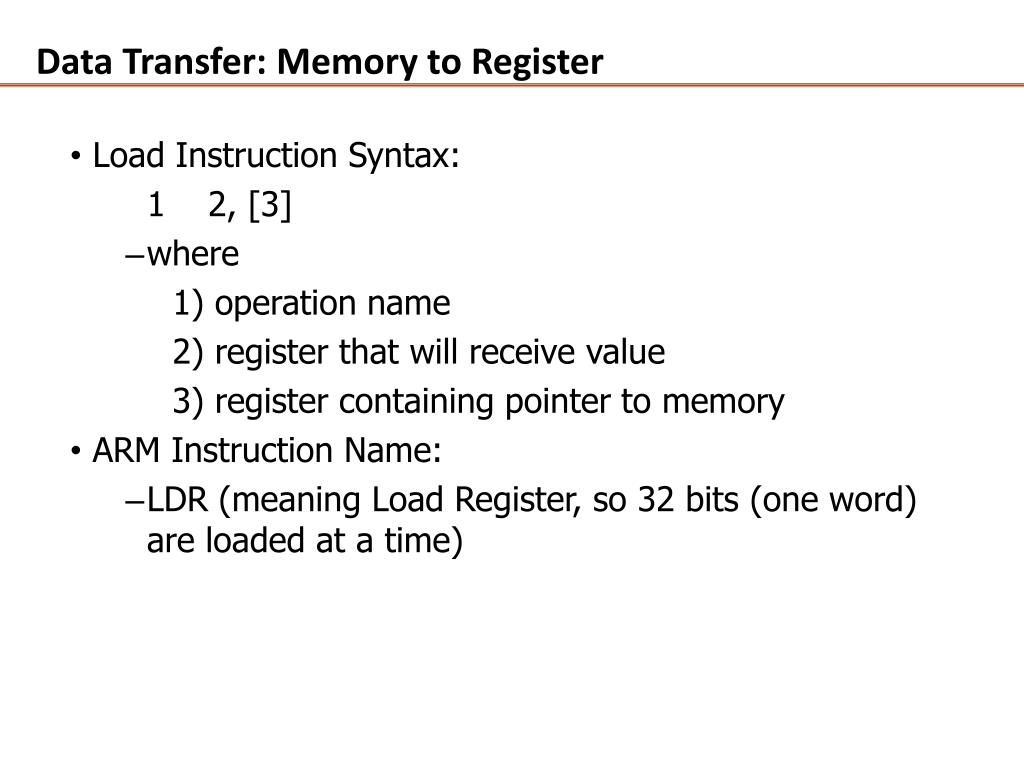 PPT - Assembly Variables: Registers PowerPoint Presentation, free ...