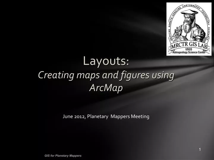 PPT - Layouts: Creating maps and figures using ArcMap PowerPoint ...