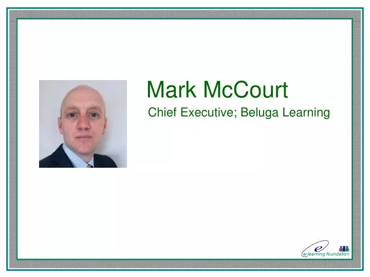 PPT - Mark McCourt PowerPoint Presentation, free download - ID:2440623