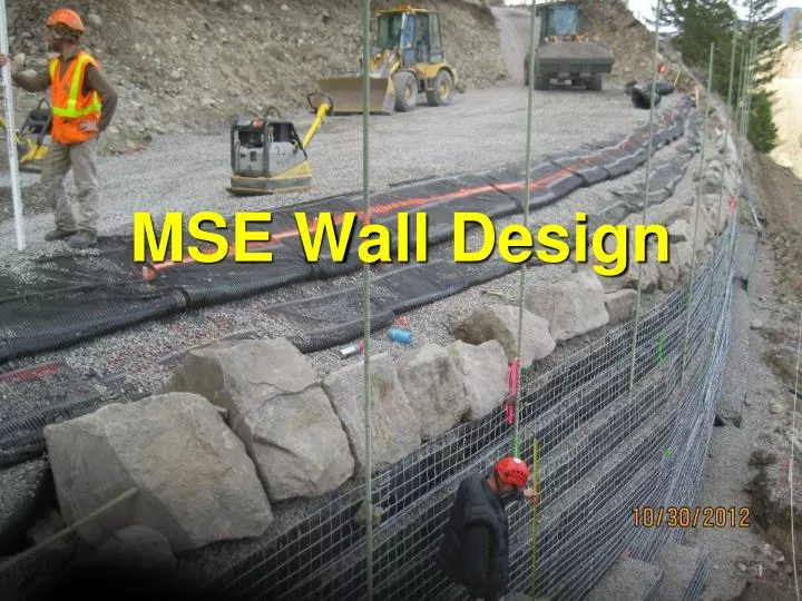 PPT - MSE Wall Design PowerPoint Presentation, free download - ID:2441058