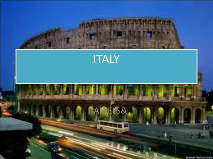 PPT - ITALY PowerPoint Presentation, free download - ID:2441865