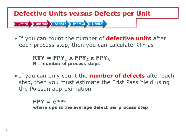 PPT - Rolled Throughput Yield (RTY) Six Sigma Black Belt Presentation ...