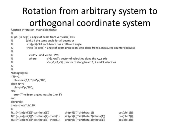 PPT - Coordinate Transfer needs PowerPoint Presentation - ID:2442490