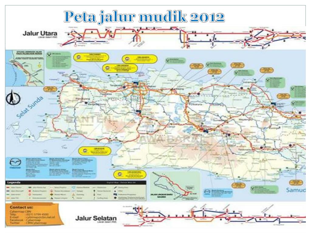 PPT - road map antisipasi kemacetan mudik lebaran 201 3 di jawa barat ...