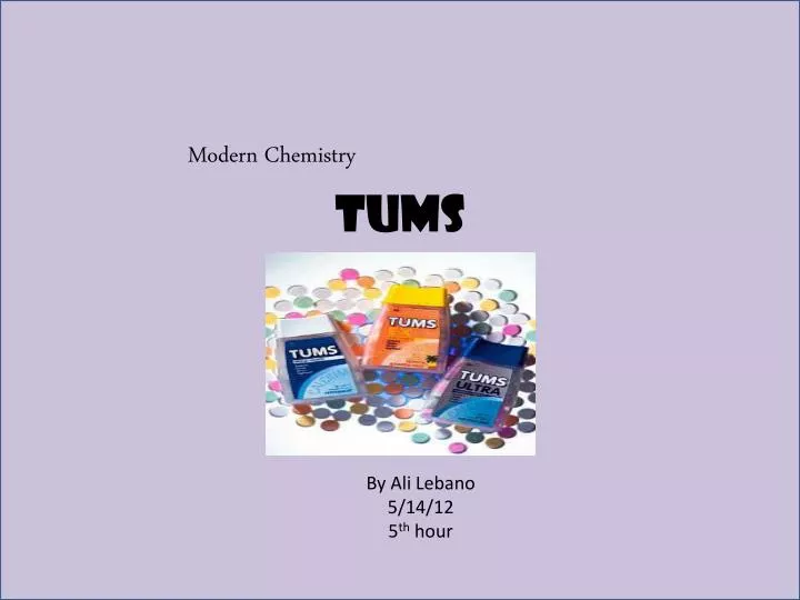 PPT - Tums PowerPoint Presentation, free download - ID:2442767