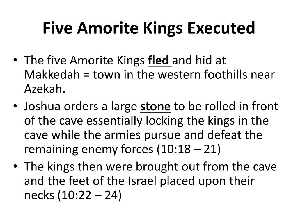 PPT - Coalition of Forces The Hittites Amorites Canaanites Perizzites ...