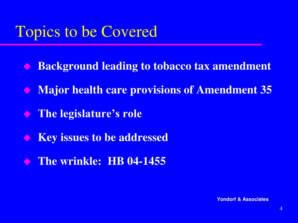 PPT - How to $pend $175 million A Briefing on Amendment 35, the New ...