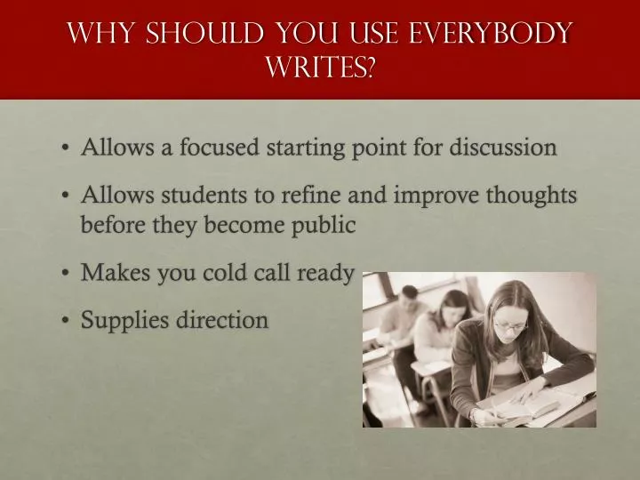 PPT - Why should you use Everybody Writes? PowerPoint Presentation ...