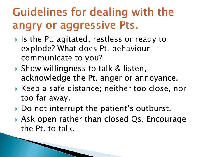 PPT - Angry patients PowerPoint Presentation - ID:2444015