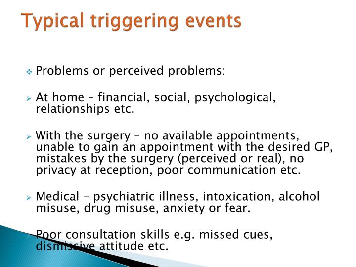 PPT - Angry patients PowerPoint Presentation - ID:2444015