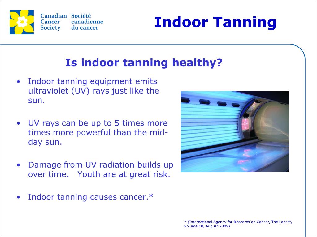 PPT - Skin Cancer Prevention: Indoor Tanning PowerPoint Presentation ...