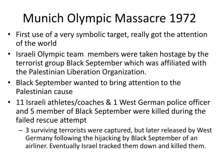 PPT - Munich Olympic Massacre 1972 PowerPoint Presentation - ID:2444578