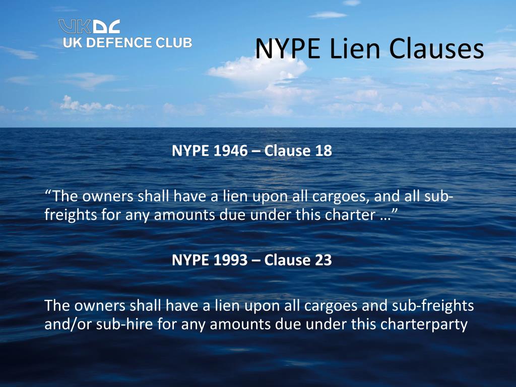 PPT - Counterparty Risk Liens on sub-freight and sub-hire Marc Jackson ...