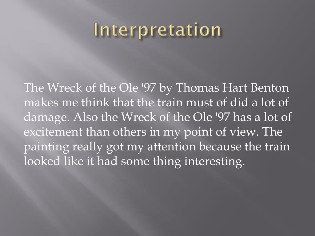PPT - The Wreck of the Ole '97 Painting,1943 PowerPoint Presentation ...