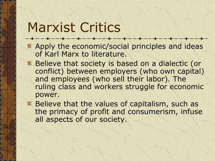 PPT - Marxist Criticism PowerPoint Presentation - ID:2446285