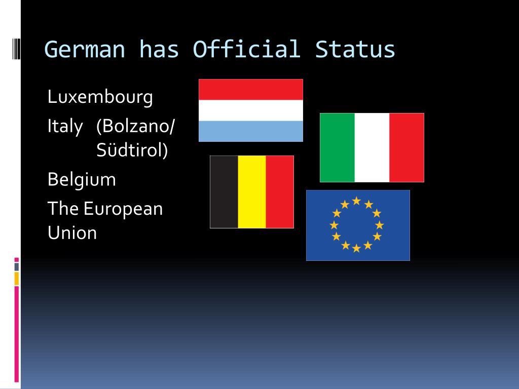 PPT - Wo spricht man deutsch ? (Where is German spoken?) PowerPoint ...