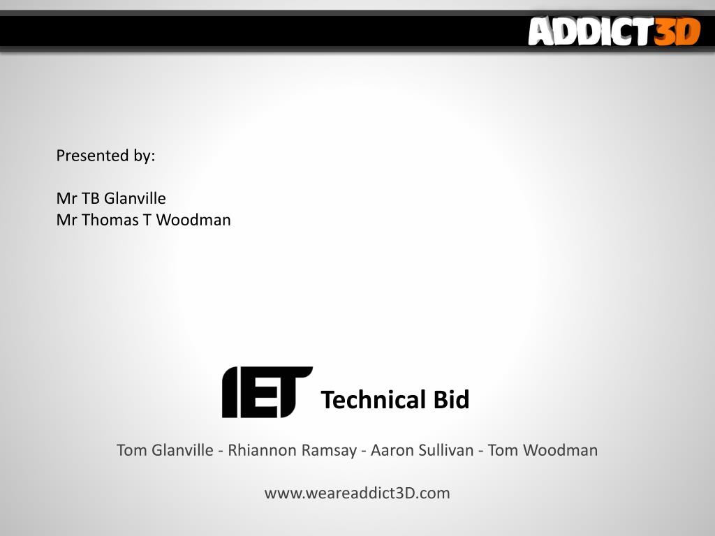 PPT - Tom Glanville - Rhiannon Ramsay - Aaron Sullivan - Tom Woodman ...
