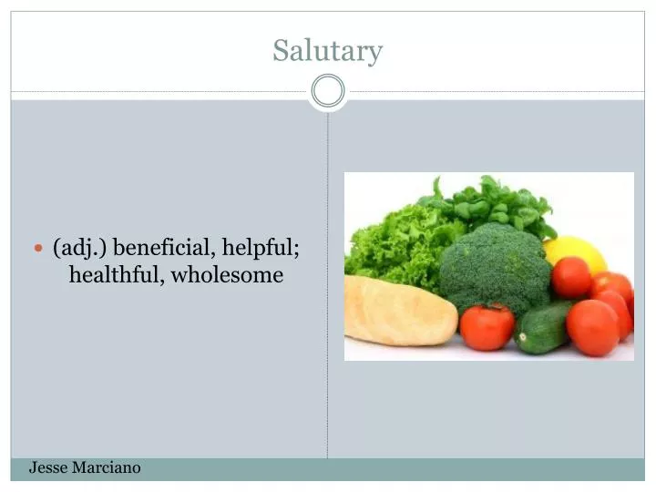PPT - Salutary PowerPoint Presentation, free download - ID:2447110