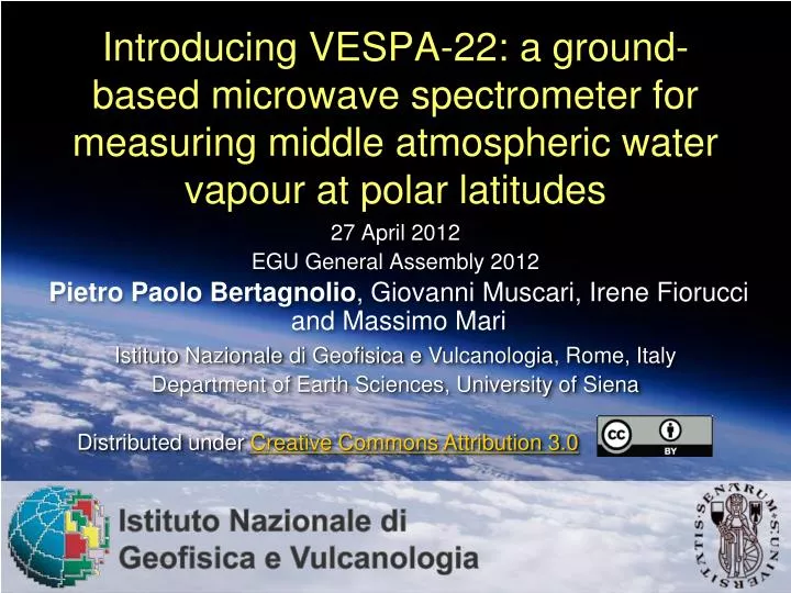 PPT - 27 April 2012 EGU General Assembly 2012 PowerPoint Presentation ...