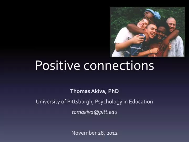 PPT - Positive connections PowerPoint Presentation, free download - ID ...