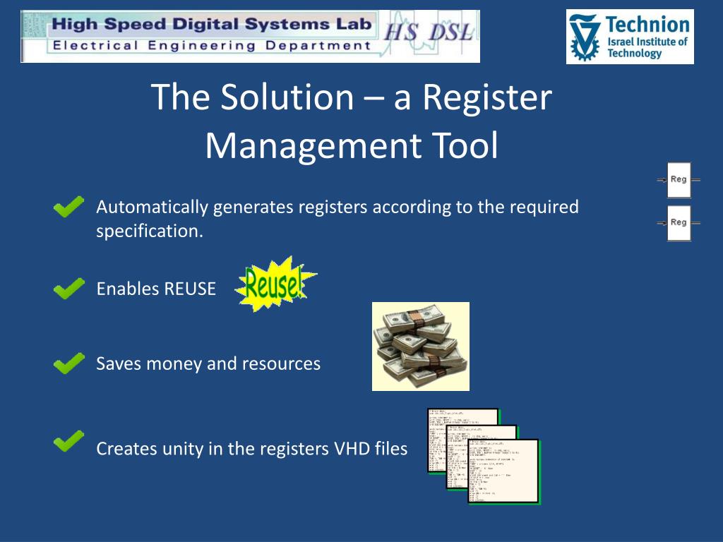 PPT - Efficient Register Management Tool for Streamlined Projects ...