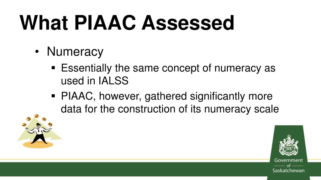 PPT - PIAAC = Programme for the International Assessment of Adult ...