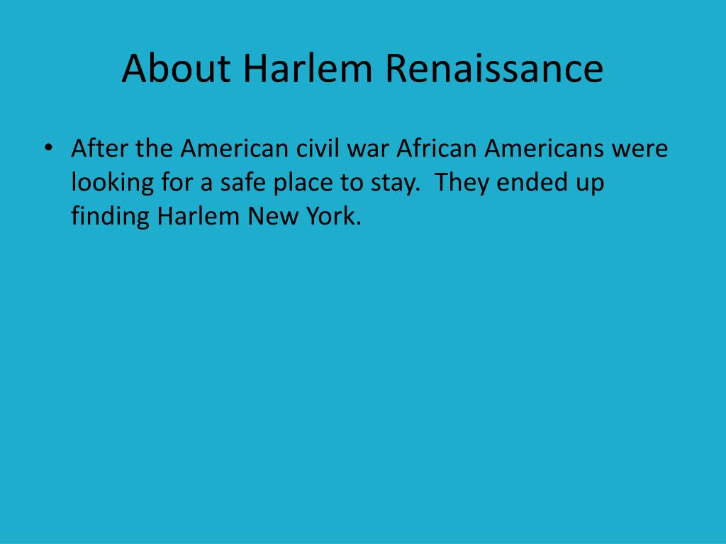 PPT - Harlem Renaissance Georgia Douglas Johnson PowerPoint ...