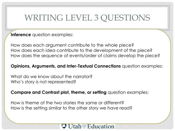PPT - Level 3 Integration of knowledge & Ideas PowerPoint Presentation ...