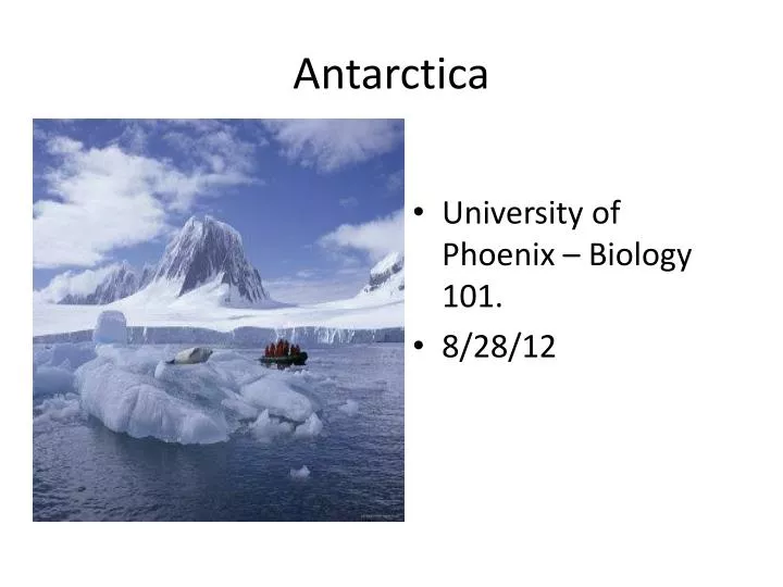 PPT - Antarctica PowerPoint Presentation, free download - ID:2448733