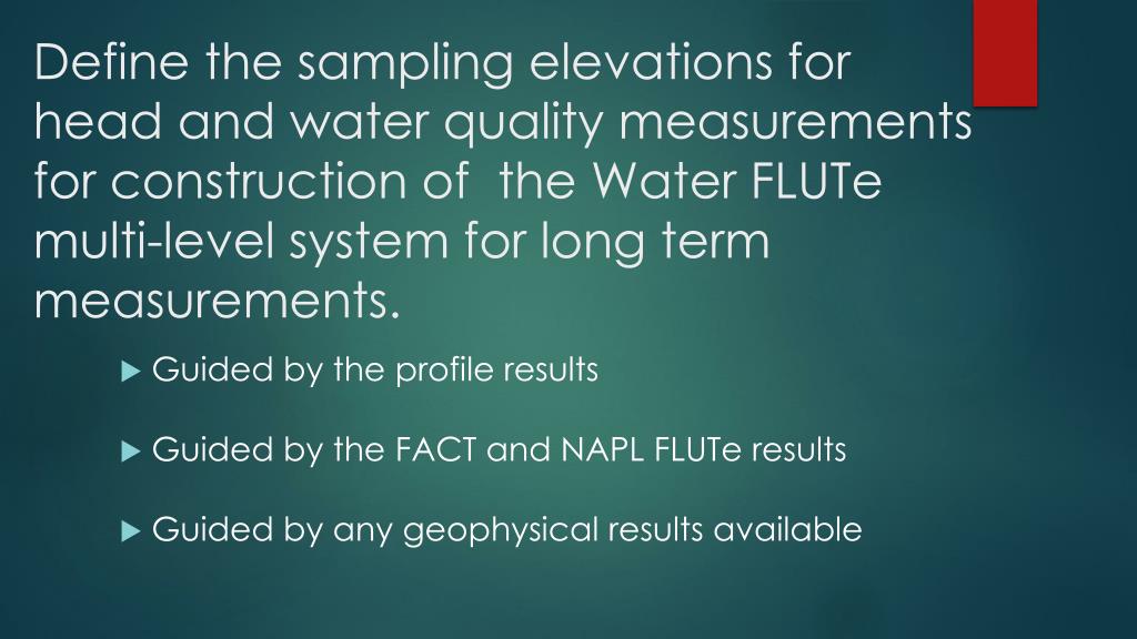 PPT - The Full U se of FLUTe Liner Technology in Fractured Rock ...